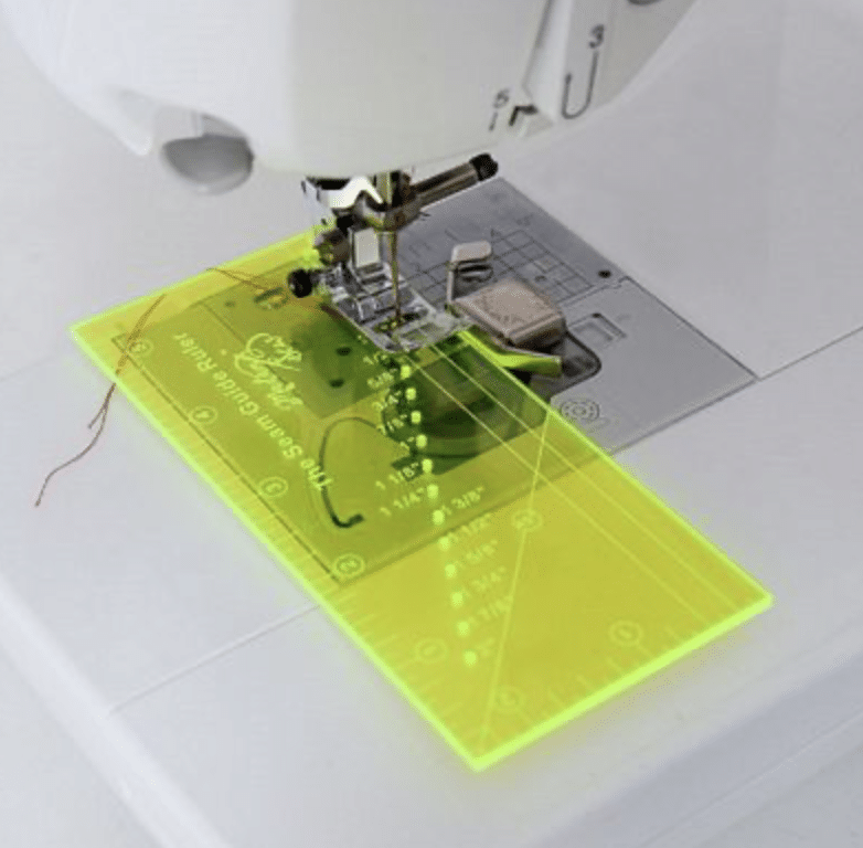 Seam Guide Ruler with magnetic seam guide | Brubaker's Sewing Center